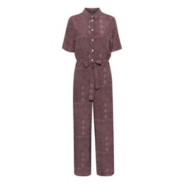 PART TWO Jumpsuit 'Tilla' Damen Gr&ouml;&szlig;e XS bordeaux / wei&szlig;