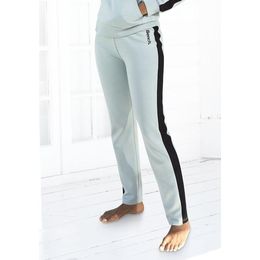 BENCH. LOUNGEWEAR Loungehose mehrfarbig Gr. 32/34 f&uuml;r Damen. Mit Logodruck. Bequem. Nachhaltig.