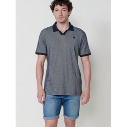 KOROSHI Poloshirt Herren Gr&ouml;&szlig;e L navy / wei&szlig;