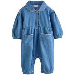 next Romper/Bodysuit girl Blue size 6-9 mths