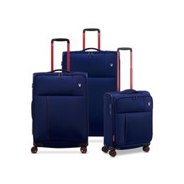 Roncato Move 4 Rollen Kofferset 3-teilig mit Dehnfalte in ultramarine blue | Gr.: onesize