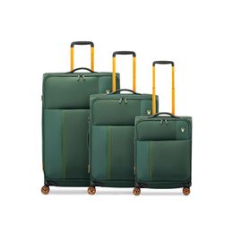 Roncato Move 4 Rollen Kofferset 3-teilig mit Dehnfalte in verde mimetico | Gr.: onesize