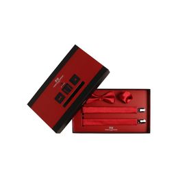 Finshley & Harding Finshley & Harding London Accessoire-Set in rot - 0001 | Gr.: onesize