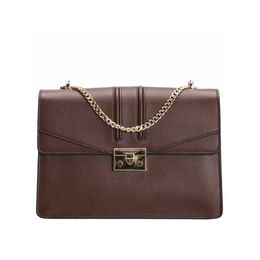 Seidenfelt Roros Big - Schultertasche 28 cm (oxblood/gold) in oxblood/gold | Gr.: onesize