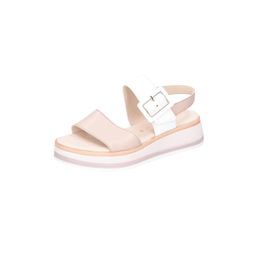 Gabor Plateausandaletten in creme/rose/weiss | Gr.: 5,5