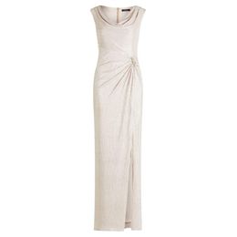 Vera Mont Abendkleid im Glitzer-Look in Cream/Silver | Gr.: 42