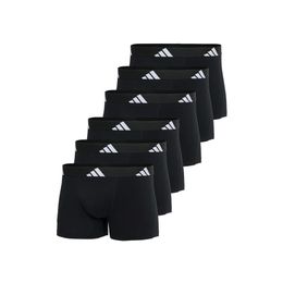 Adidas Boxershort 6er Pack in Schwarz | Gr.: XXL