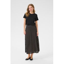 Kaffe Rock BPluna A-shape in Black/Powder Color Stripe | Gr.: M