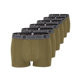 Stark Soul&reg; Stark Soul Boxershorts 6'er Pack - Hipster Shorts in khaki | Gr.: L