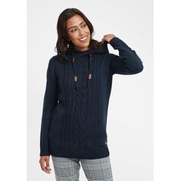 oxmo Strickpullover OXCable in Blau | Gr.: M