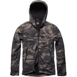 Vintage Industries Softshelljacke in Camouflage | Gr.: XL