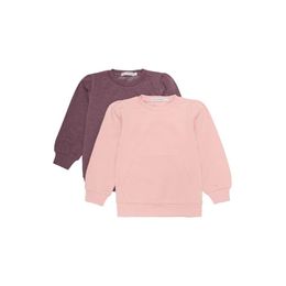 Minymo Rundhalspullover MISweatshirt in Rosa | Gr.: 140
