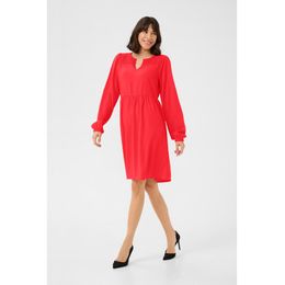 Kaffe Kleid KAlinda A-shape in True Red | Gr.: 42