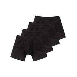 Schiesser Boxershort 4er Pack in Schwarz | Gr.: M