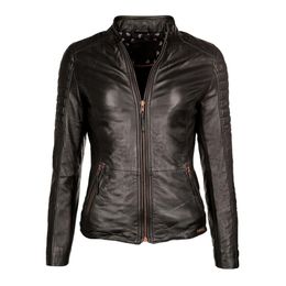 Mustang Lederjacke Larry in schwarz | Gr.: XS