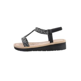 Ital-Design Sandale & Sandalette in Schwarz | Gr.: 39