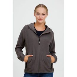 oxmo Fleecejacke OXFinja in Grau | Gr.: XS