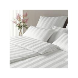 Elegante Bettwäsche Noblesse in weiß | Gr.: 80 x 80 cm