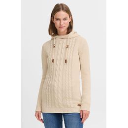 oxmo Strickpullover OXCable in Beige | Gr.: L