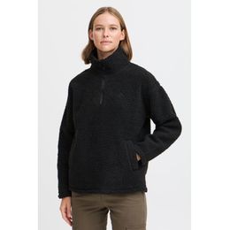 oxmo Fleecejacke OXTolirone in Schwarz | Gr.: M