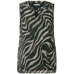 Street One Bluse in Gr&uuml;n/ Grau | Gr.: 38