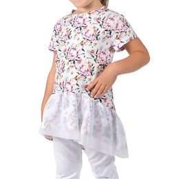 KMISSO Tunika in Hellblau Blumen - Bunt | Gr.: 158
