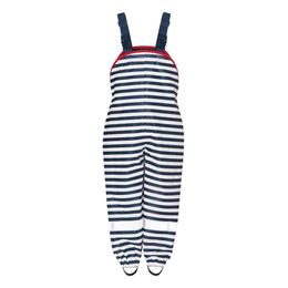 Playshoes Regenlatzhose maritim in Marine/wei&szlig; | Gr.: 98