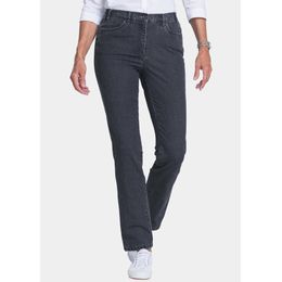 GOLDNER Denimhose mit Stretchkomfort in dunkelblau | Gr.: 48