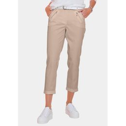 GOLDNER Baumwollhose mit Formbund in sand | Gr.: 44