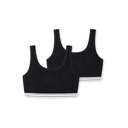 Schiesser Bustier 95/5 Organic Cotton in Schwarz | Gr.: 164