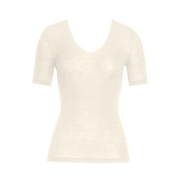 Hanro T-Shirt Woolen Silk Kurzarm in cygne | Gr.: XL