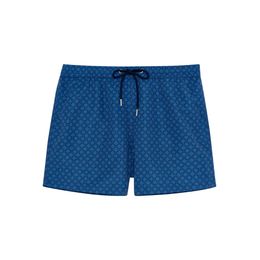 HOM Badeshorts Beach Boxer Hendaye in blue print | Gr.: XL