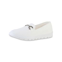 VAN HILL Slip Ons Natalie in Weiss | Gr.: 38