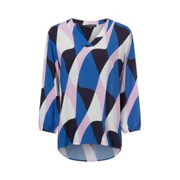 Franco Callegari Bluse Lola in blau rosa - 0005 | Gr.: 44