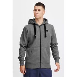 !Solid Kapuzensweatjacke SDBene Zip Hoodie in Grau | Gr.: S