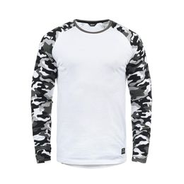 !Solid Rundhalsshirt SDCajus in Grau | Gr.: L