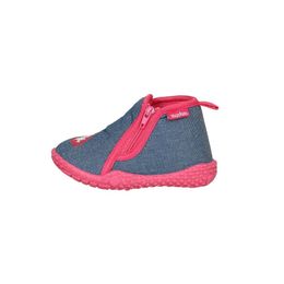Playshoes Hausschuh Einhorn in Jeansblau | Gr.: 30/31