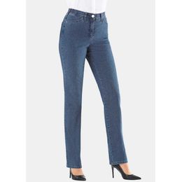 GOLDNER Kurzgr&ouml;&szlig;e: Denimhose mit Stretchkomfort in hellblau | Gr.: 25