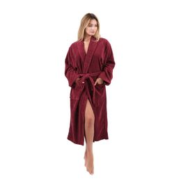 just2little Bademantel Exquisit in Weinrot | Gr.: S