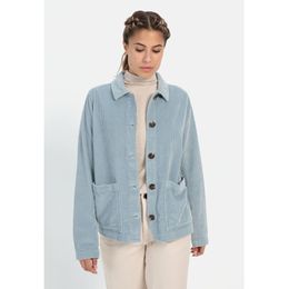 Camel Active Cordjacke aus reiner Baumwolle in Blau | Gr.: 40