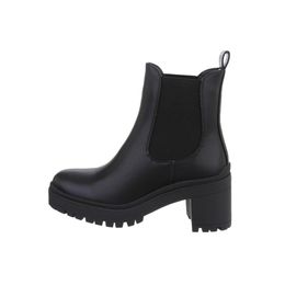 Ital-Design Stiefelette in Schwarz | Gr.: 38