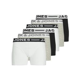 Jack & Jones Jack & Jones Boxershort 6er Pack in Schwarz/Wei&szlig;/Grau | Gr.: 140