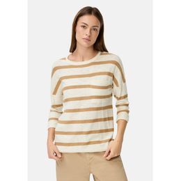 Camel Active Boxy Strickpullover mit 3/4-&Auml;rmeln in Milchwei&szlig; | Gr.: XS