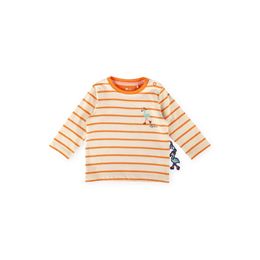 Sigikid Langarmshirt Wild Flamingo in creme/orange | Gr.: 62