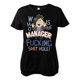 South Park Shirt "Who ́s Manager Of This Sh*t Hole" in Schwarz | Gr.: L