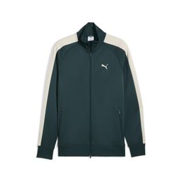 Puma Herren Trainingsjacke "T7 ALWAYS ON Trainingsjacke Herren"gr&uuml;n terrain alpine snow wei&szlig;, Gr. M, Obermaterial: 33% Baumwolle, 67% Polyester;