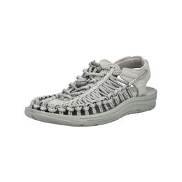 Sandale Keen "Keen Wanderschuhe Textil", Herren, Gr. 39,5, silber (silber, grau), Textil, Schuhe Sandale