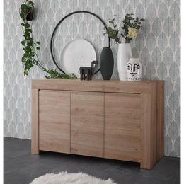 Inosign Sideboard »Firenze« Breite 138 cm eichefarben Cadiz 3 Türen