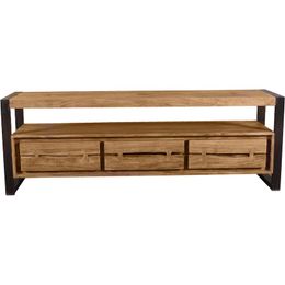 Sit Lowboard &raquo;Live Edge&laquo; aus Akazienholz, mit markanten Baumkanten in der Front natur