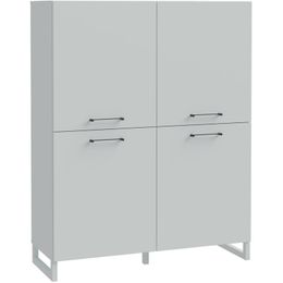 FORTE Highboard »Silba« Breite ca. 109, 9 cm Secret Grey modernes großes Highboard